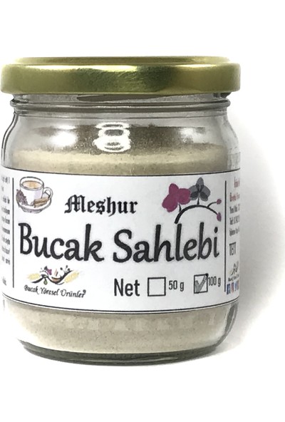 Bucak Yöresel Ürünler Bucak Sahlebi 100 gr