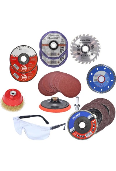 Zubizubi Spiral Avuç Içi Taşlama Makinesi Matkap Seti 115MM 30 Parça Zubizubi Spiral Avuç Içi Taşlama Makinesi Matkap Seti 115MM 30 Parça