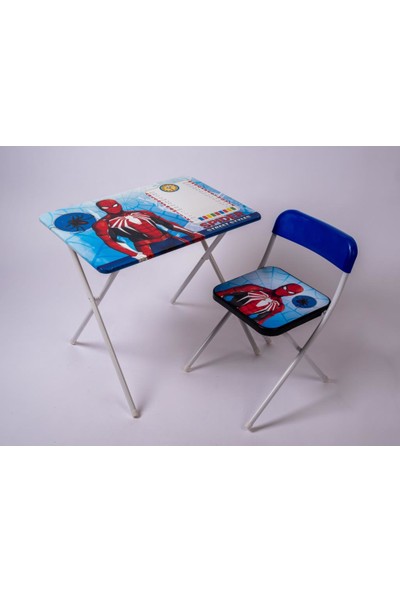 Beren Çocuk Ders Çalışma Masası ve Sandalyesi Spider Street Style