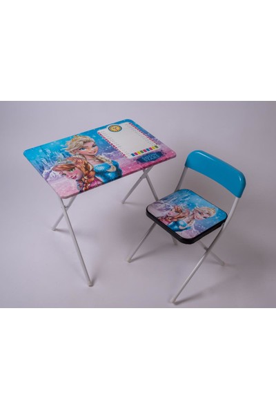 Beren Çocuk Ders Çalışma Masası ve Sandalyesi Snow Stars