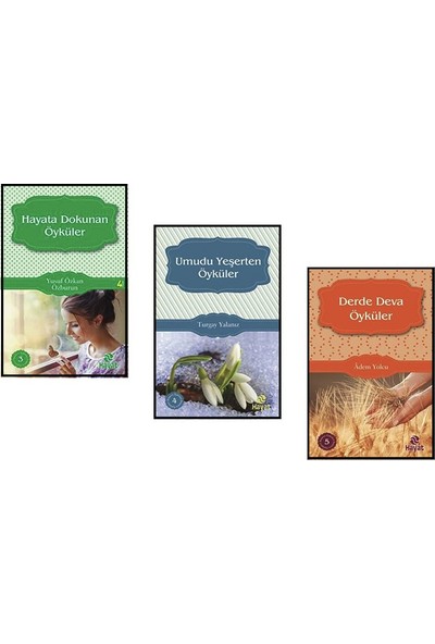 Derde Deva Öyküler, Hayata Dokunan Öyküler ve Umudu Yeşerten Öyküler 3 Kitap Derde Deva Öyküler, Hayata Dokunan Öyküler ve Umudu Yeşerten Öyküler 3 Kitap