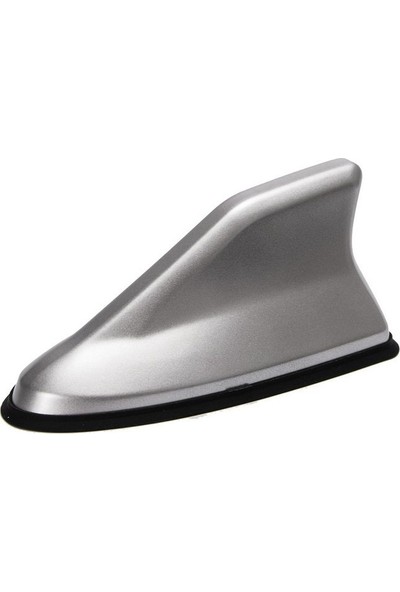 Yekoto Shark Anten Köpek Balığı Anten Silikon Tabanlı Gri Balık Sırtı Elektrikli Anten