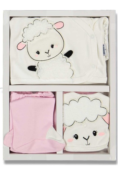 Miniworld Kuzulu Pamuklu 5 Parça Zıbın Seti