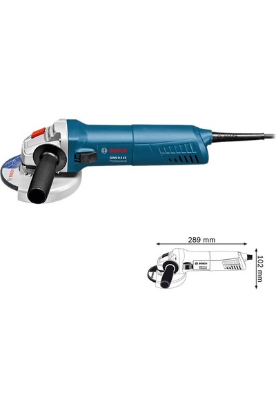 Bosch Gws 9-115 Avuç Taşlama Motoru 0601396006