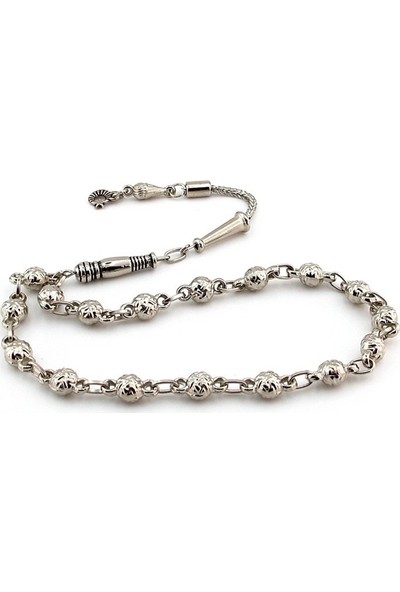 Solfera Ay Yıldız Bayrak Metal Boncuk Zincir Sallama Tesbih TS439 Solfera Ay Yıldız Bayrak Metal Boncuk Zincir Sallama Tesbih TS439