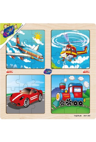 Playwood Ahşap Eğitici 4'lü Puzzle Playwood Ahşap Eğitici 4'lü Puzzle
