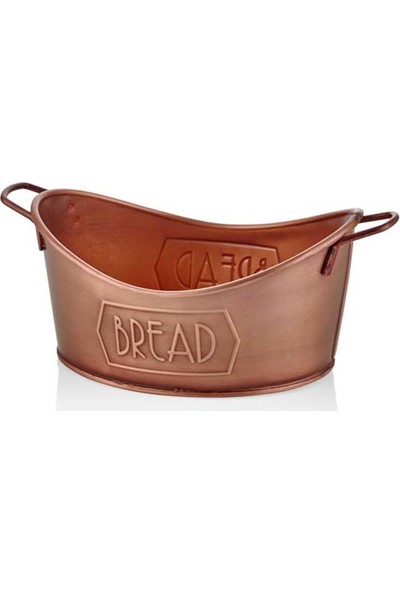 The Mia Ekmek Servisi 28 x 17 cm. Bakır GLV0625