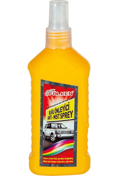 Falken Araç Camı Buğu Önleyici Sprey 200ML Falken Araç Camı Buğu Önleyici Sprey 200ML