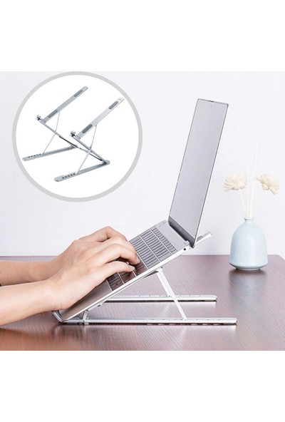 Sadan Buffer Ayarlanabilir Dizüstü Destek Tabanı Tamamen Katlanabilir Taşınabilir Laptop Yükseltici Sadan Buffer Ayarlanabilir Dizüstü Destek Tabanı Tamamen Katlanabilir Taşınabilir Laptop Yükseltici