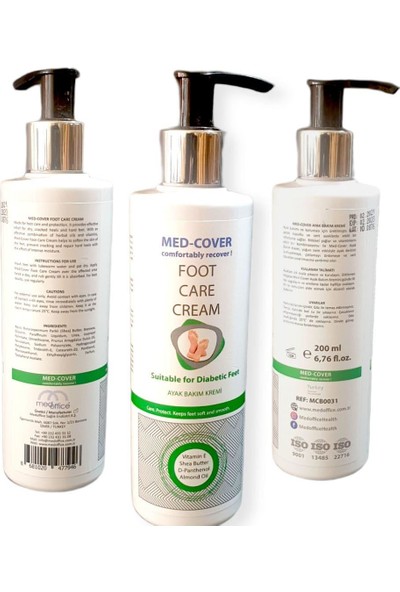 Med-Cover Ayak Bakım Kremi 200 ml