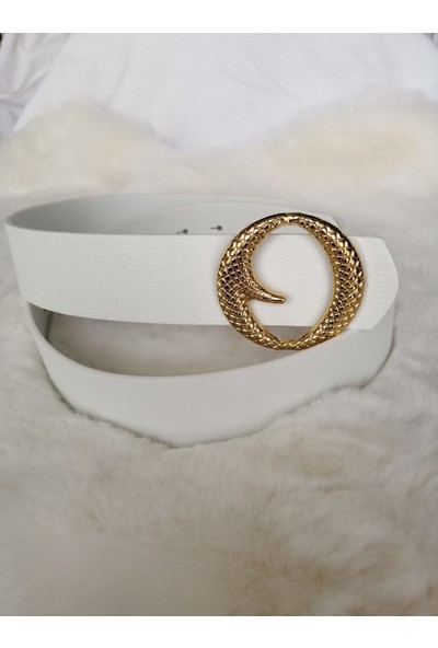 Uçarı Trendler Yunus Model Gold Toka Detaylı Kemer Uçarı Trendler Yunus Model Gold Toka Detaylı Kemer