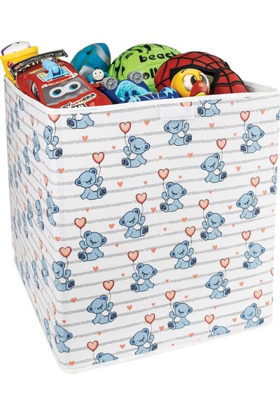 Lumier Büyük Boy Kapaklı Oyuncak Kutusu Sepeti 40 x 40 x 45 cm Lumier Büyük Boy Kapaklı Oyuncak Kutusu Sepeti 40 x 40 x 45 cm