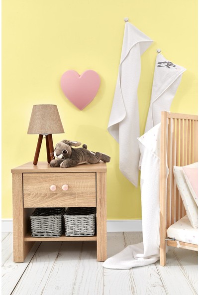 Bross 3'lü Ayı Tavşan Desenli Bebek Havlu Takımı 75 x 75 cm