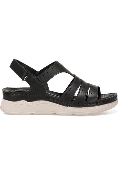 Inci Cıredıa 1fx Siyah Kadın Kalın Tabanlı Sandalet