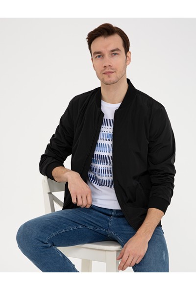 Pierre Cardin Siyah Baharlık Mont 50240587-VR046