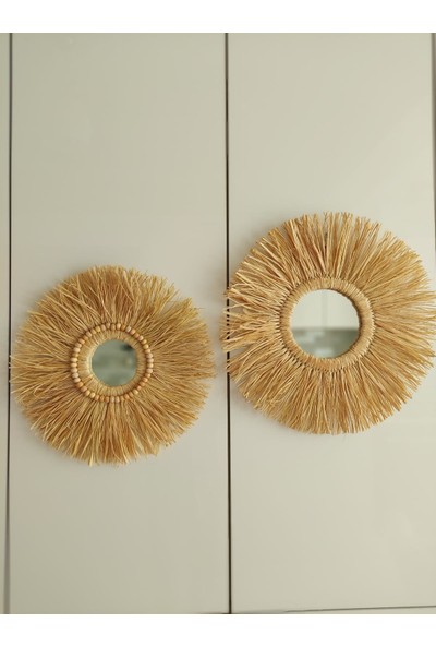 Rafya Ayna Ikili Set Bohem