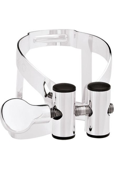 Vandoren M - O Silver Plastik Kapaklı Bb Klarnet Ligatür - Kapak Vandoren M - O Silver Plastik Kapaklı Bb Klarnet Ligatür - Kapak