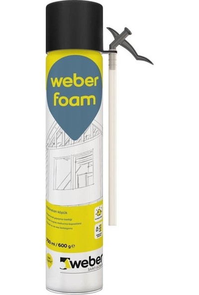 Weber Foam Poliüretan Köpük 750 ML/600GR