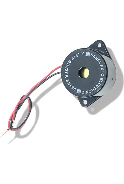 Sanel SB890 Sesli Buzzer Kapı Ikaz 12V ve 24V Sürekli Ses Sanel SB890 Sesli Buzzer Kapı Ikaz 12V ve 24V Sürekli Ses