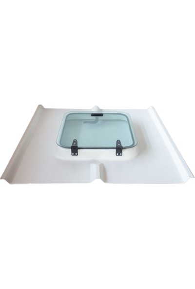 İnce Çatı Çatı Çıkış Kapağı Panel Amortisörlü Camlı