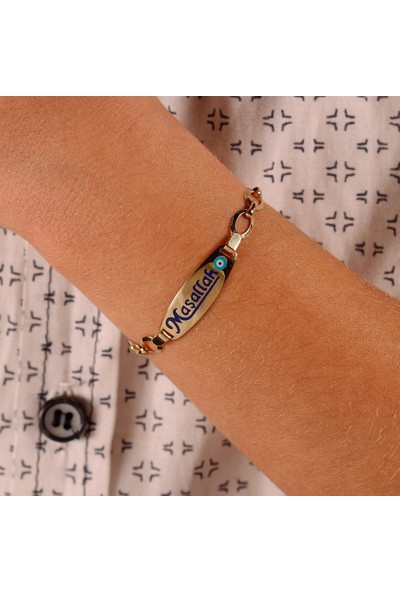 Adil Idil Kuyumculuk Maşallah Yazılı Erkek Çocuk Künye