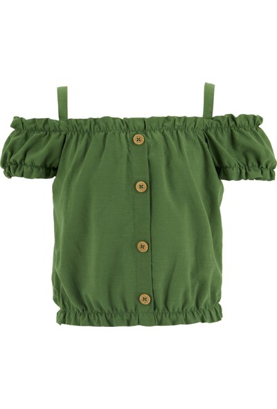 DeFacto Kız Çocuk Askılı Kısa Kollu Bluz T4062A6NS
