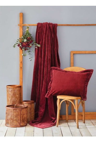 Karaca Home Gabriel Şarabi Soft Çift Kişilik Yatak Örtüsü Seti Karaca Home Gabriel Şarabi Soft Çift Kişilik Yatak Örtüsü Seti