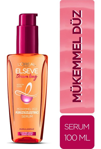 L'oréal Paris Elseve Dream Long Mükemmel Düz Pürüzsüzleştirici Serum L'oréal Paris Elseve Dream Long Mükemmel Düz Pürüzsüzleştirici Serum