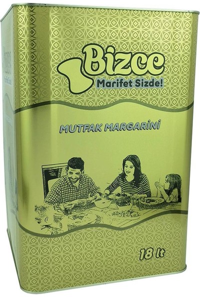 Bizce Yemeklik Susuz Margarin 18 Lt Teneke Bizce Yemeklik Susuz Margarin 18 Lt Teneke