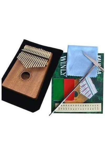 Masterwork Kalimba 17 Tuşlu Maun Kılıf ve Akort Çekici+Eğitim Metodu Masterwork Kalimba 17 Tuşlu Maun Kılıf ve Akort Çekici+Eğitim Metodu