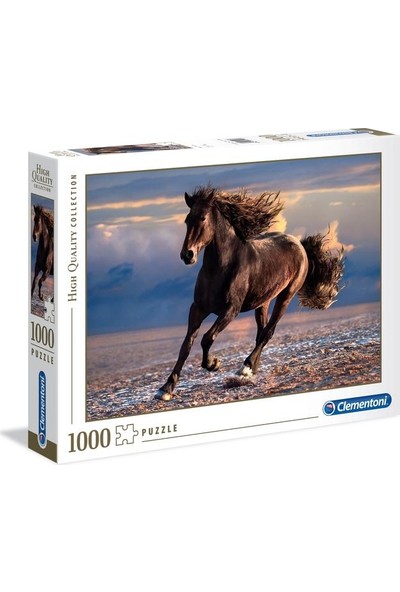 Clementoni - 1000 Parça High Quality Yetişkin Puzzle - Free Horse Clementoni - 1000 Parça High Quality Yetişkin Puzzle - Free Horse