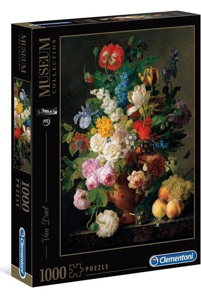 Clementoni - 1000 Parça Museum Collection Yetişkin Puzzle - Van Dael Bowl Of Flowers Clementoni - 1000 Parça Museum Collection Yetişkin Puzzle - Van Dael Bowl Of Flowers