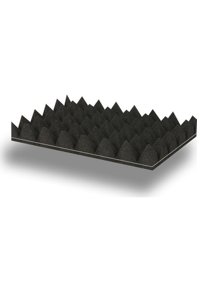 Turkish Acoustic Turkıshfoam 1015 Bariyerli Piramit Sünger 50 cm x 100 cm x 53 mm (1 Paket / 2,5 M²) Turkish Acoustic Turkıshfoam 1015 Bariyerli Piramit Sünger 50 cm x 100 cm x 53 mm (1 Paket / 2,5 M²)