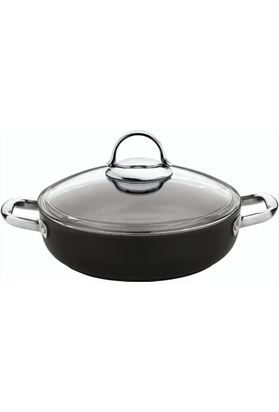 Saflon Titanium 30 Cm Basık Tencere 5,25 Lt Sf8630Tt Saflon Titanium 30 Cm Basık Tencere 5,25 Lt Sf8630Tt