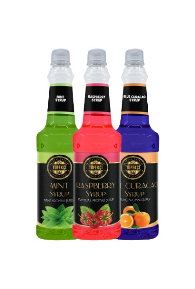By Tüfekçi 3lü Avantajlı Paket Nane, Frambuaz ve Turunç Şurup 3X750ML By Tüfekçi 3lü Avantajlı Paket Nane, Frambuaz ve Turunç Şurup 3X750ML