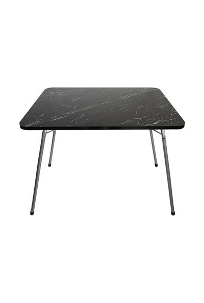 Marketonya 60X80 cm Siyah Granit Desenli Portatif Katlanır Masa Piknik Kamp Masası Bahçe Masası Kamp Marketonya 60X80 cm Siyah Granit Desenli Portatif Katlanır Masa Piknik Kamp Masası Bahçe Masası Kamp
