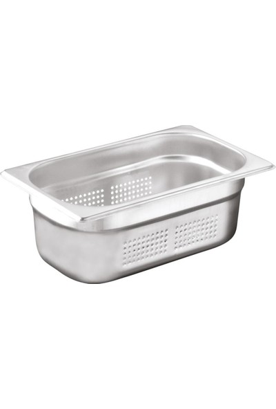 Öztiryakiler Delikli Gastronom Küvet, Gn 1/4 100,16.2X26.5X10 cm Öztiryakiler Delikli Gastronom Küvet, Gn 1/4 100,16.2X26.5X10 cm