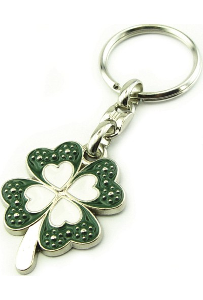 Anahtarlık Sepeti Kalpli Çiçek Anahtarlık