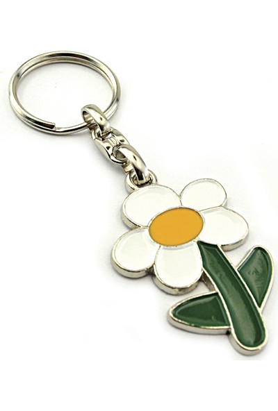 Anahtarlık Sepeti Papatya Anahtarlık