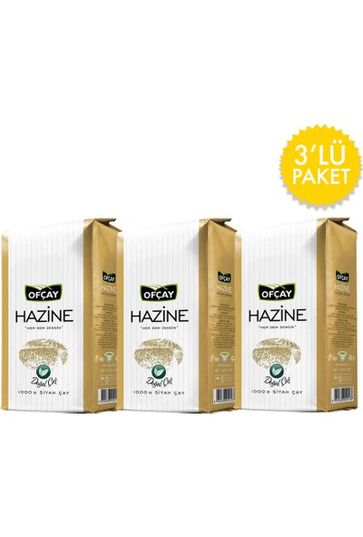 Ofçay Hazine Dökme Siyah Çay 1000 gr x 3'lü Paket