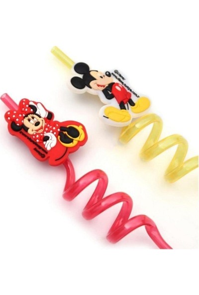 Disney Mickey Mouse Lisanslı Pipet - 1 Paket(2 Adet) Disney Mickey Mouse Lisanslı Pipet - 1 Paket(2 Adet)