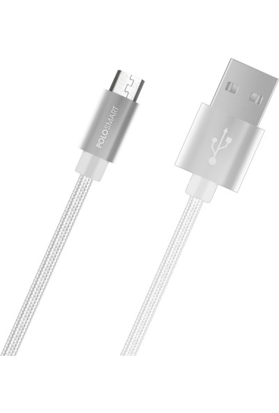 Polosmart PSM10 50 cm Android Hızlı Şarj Kablosu Polosmart PSM10 50 cm Android Hızlı Şarj Kablosu