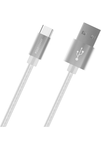 Polosmart PSM12 50 cm Type-C Hızlı Şarj Kablosu Polosmart PSM12 50 cm Type-C Hızlı Şarj Kablosu