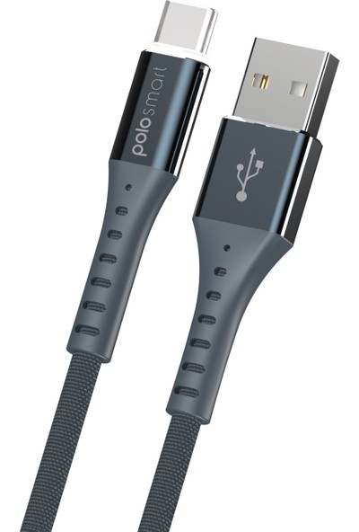 Polosmart PSM26 Type-C LED Aydınlatmalı Şarj ve Data Kablosu