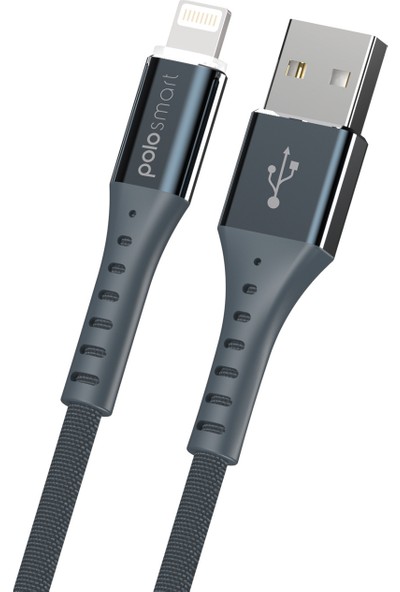 Polosmart PSM25 Lightning LED Aydınlatmalı Şarj ve Data Kablosu