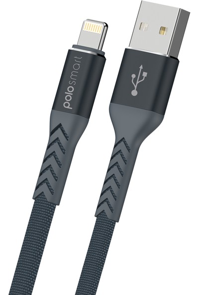 Polosmart PSM37 Lightning Süper Hızlı Şarj ve Data Kablosu 50cm