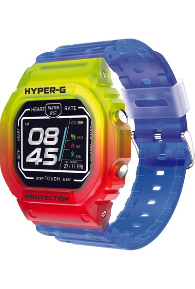 Polosmart PSSW08 Hyper-G Akıllı Saat Renkli Mavi Polosmart PSSW08 Hyper-G Akıllı Saat Renkli Mavi