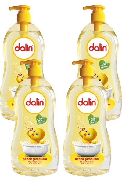 Dalin Şampuan Klasik 700 ml + 200 ml x 4 Adet