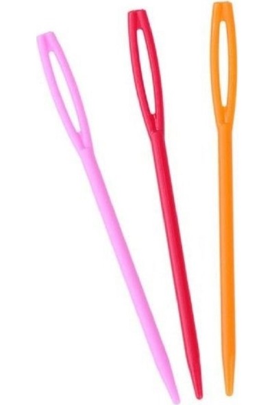 Özene Bezene 9 cm Plastik Iğne (3 Adet)