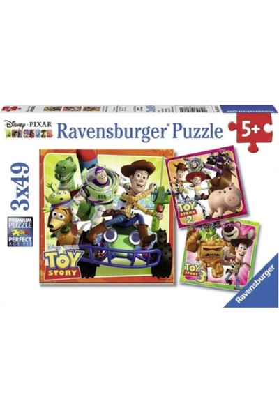 Ravensburger 3X49 Parçalı Puzzle Wd Oyuncak Hikayesi - Kare Puzzle Ravensburger 3X49 Parçalı Puzzle Wd Oyuncak Hikayesi - Kare Puzzle